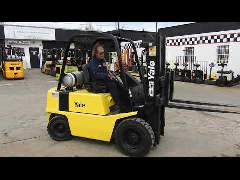 #D21145C Chris' Yale GP050, 5K Pneumatic tire forklift