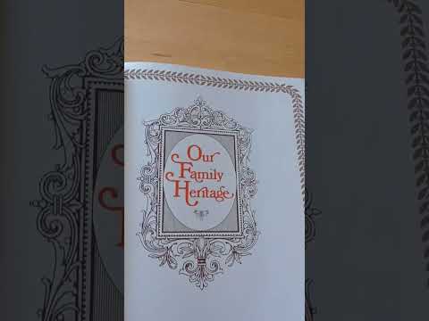 Vintage Genealogy Book: Our Family Heritage 1978 - Record Your Legacy & Memories