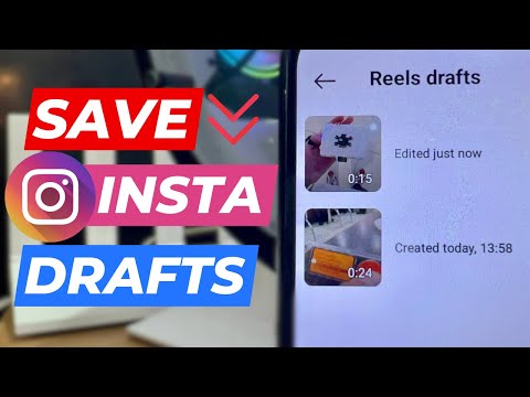 How to Find Drafts on Instagram || Save Draft Reels in Gallery