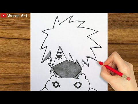 How to Draw KID Kakashi || Easy Anime Drawing || Easy Drawing for Beginners step-by-step