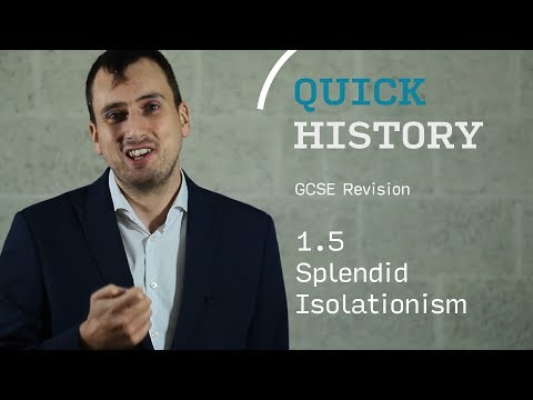 1.5 Splendid Isolationism