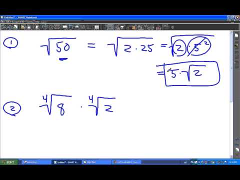 Properties of Exponents and Roots