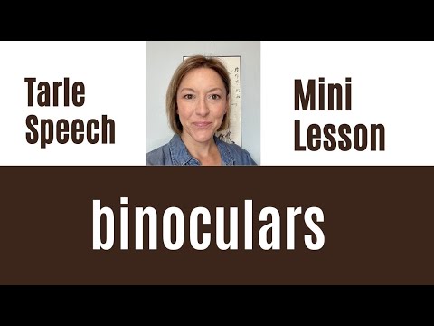 How to Pronounce BINOCULARS - #SHORTS Quick English Pronunciation Mini Lesson