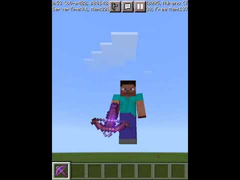 how to change crossbow in multishot crossbow ..#minecraft