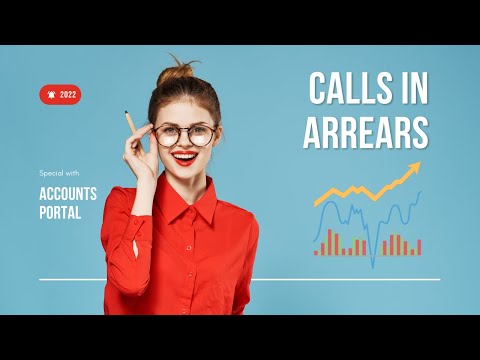 Calls In Arrears Journal Entries