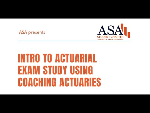 Intro to Actuarial Exam Study with Coaching Actuaries