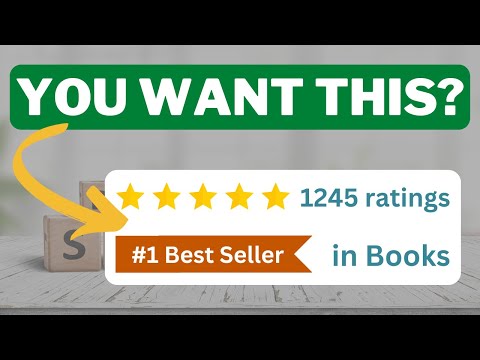 HOW to get the #1 BEST SELLER BADGE for your Amazon KDP Books!