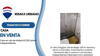 Casa en isla de maipo:4d/2b,2 pisos independientes | 4 Dormitorios por ...