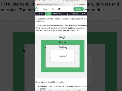 CSS for Dummies 01 | CSS Box Model #css #htmlcss #shorts