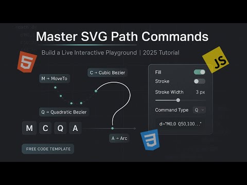 Understand SVG Path | Build an Interactive Playground!