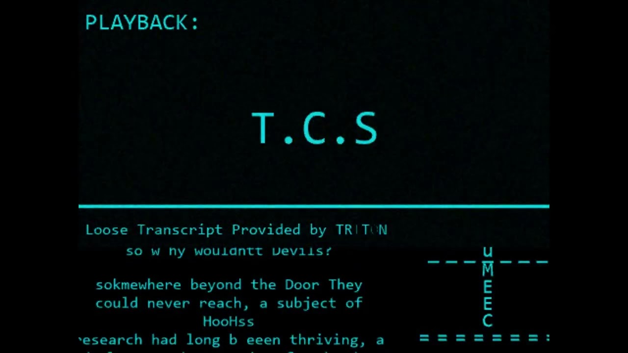 Audio Transcript 05: T.C.S