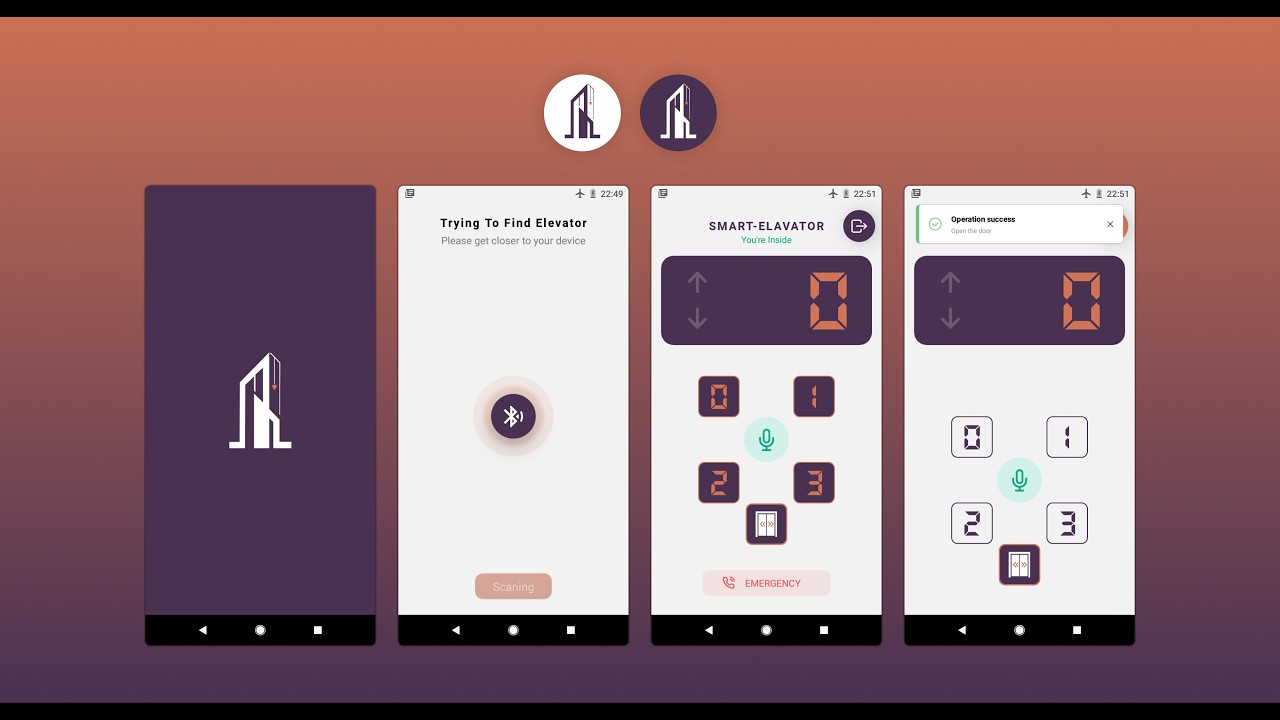 React Native IoT App – Bluetooth Elevator System
