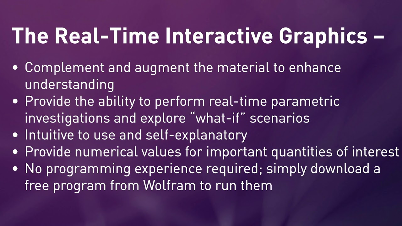Key features from Vibrations - Interactive Graphics, Part 1