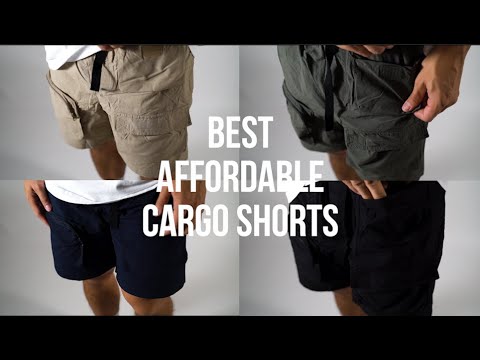 THE BEST AFFORDABLE UTILITY CARGO SHORTS FOR MEN UNDER $15! | FRUGAL STREETWEAR