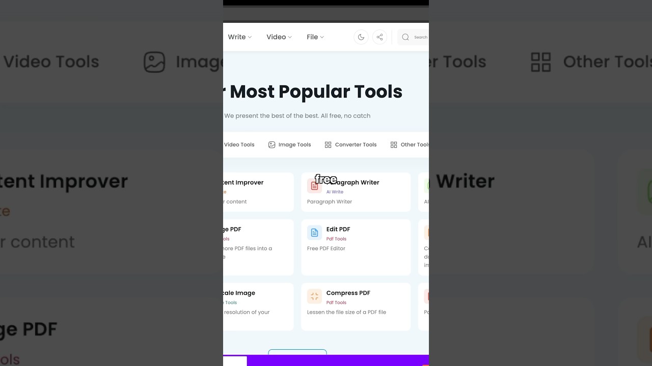 A website to modify PDFs! Powerful websites 144!