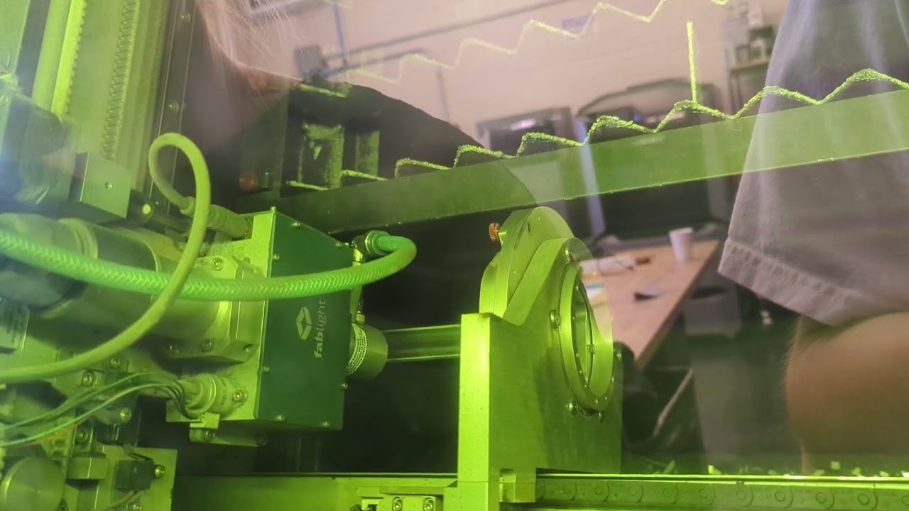 Lasercutting Front Wing Mounting Tubes
