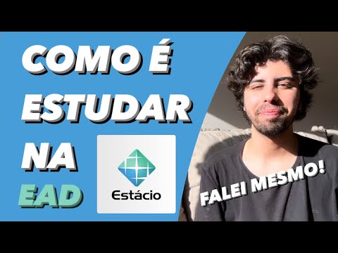 Como é ESTUDAR na ESTÁCIO EAD? Pontos POSITIVOS e NEGATIVOS!