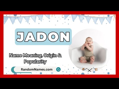Jadon - Baby Boy Name Meaning, Origin & Popularity - RandomNames.com