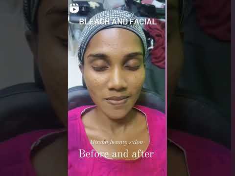 ✨ bleach and facial ✨ before and after 👍#facial #bleach #facemask #facecare #facepack #faceglow