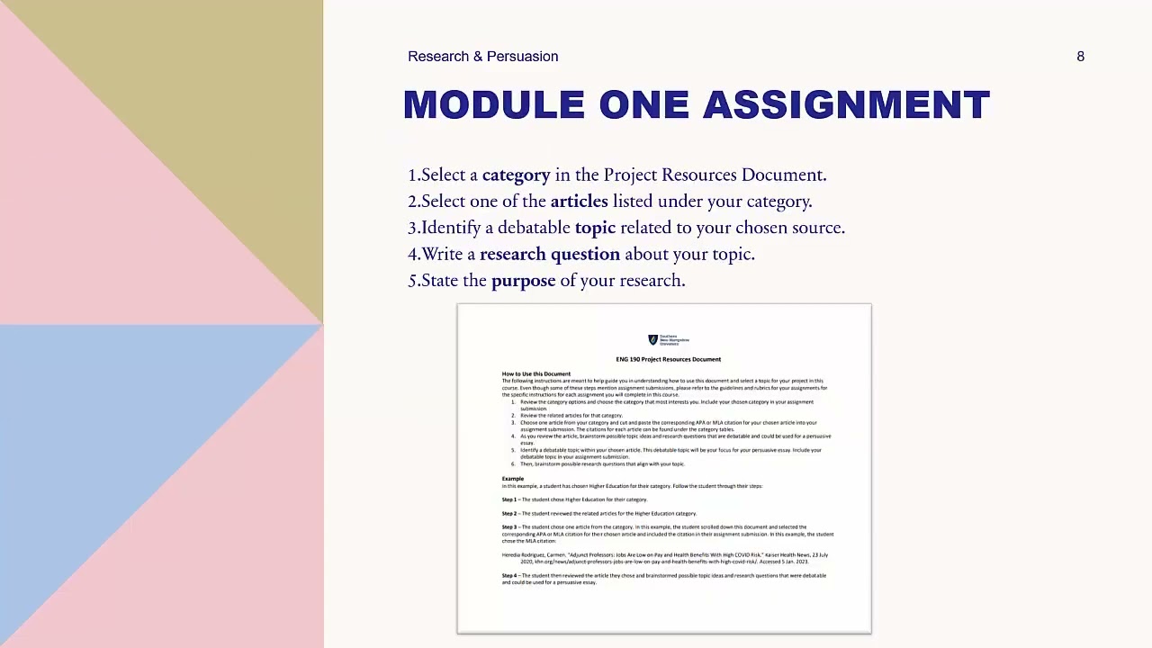 ENG190 Week One Overview  620