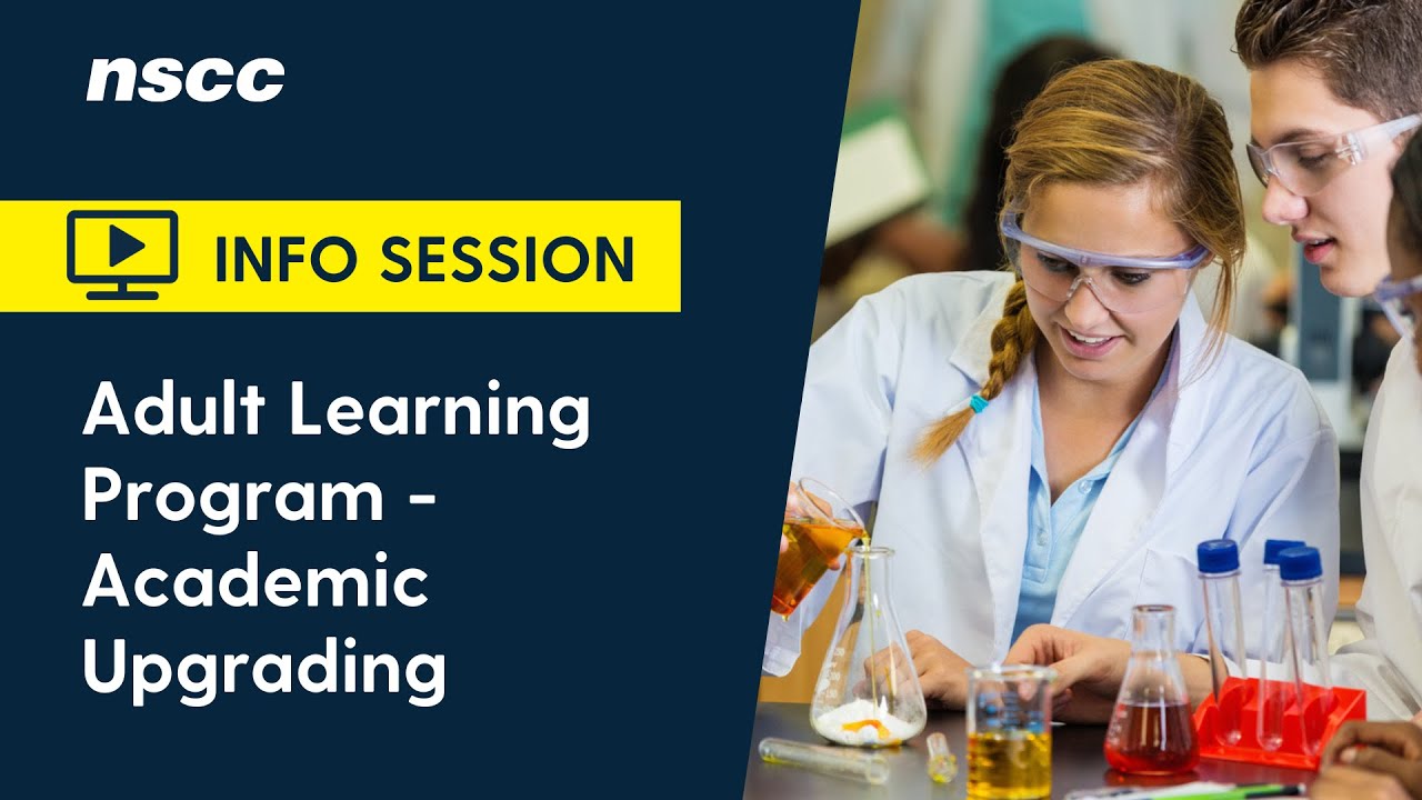 NSCC program info session: Adult Learning Program - Academic Upgrading