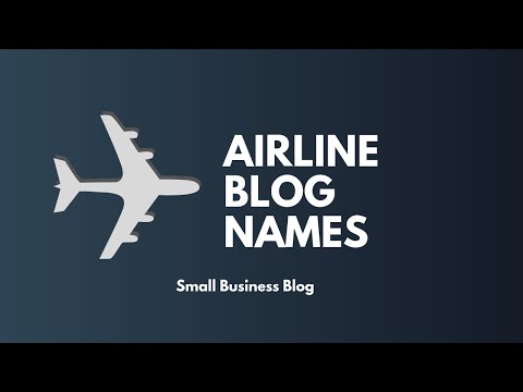 Best Airline Blog Names