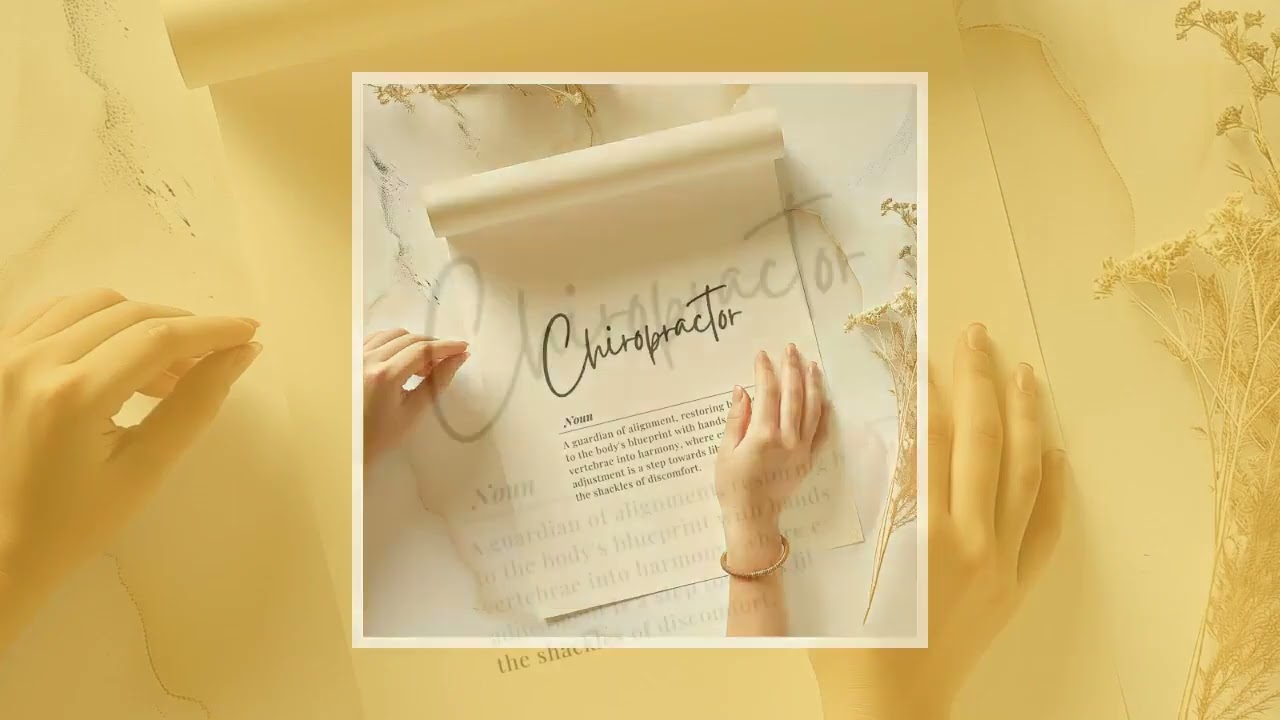 Chiropractor Digital Download Definition Poster Gift Wall Art National Doctors Day