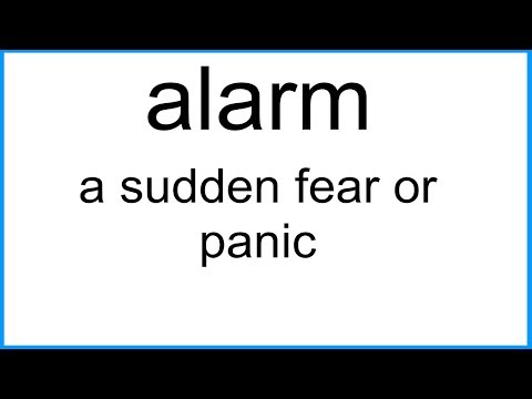 alarm meaning | Vocabulary for Kids | Children's Dictionary | Learn English Vocabulary