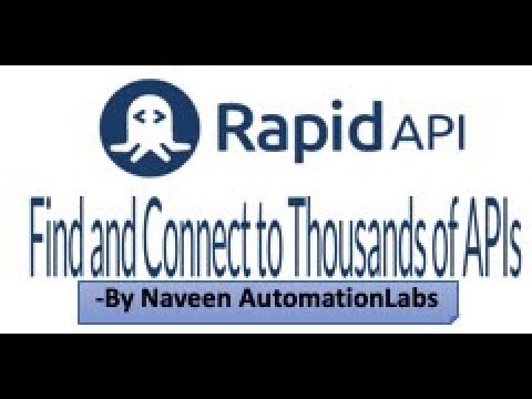 Rapid API - Explore and Connect to Thousands of Open APIs || Free API Marketplace