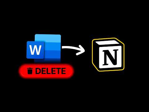 Stop Using Word & Google Docs. Switch to Notion Docs.