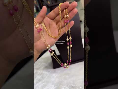 Code *s k23Own collection Drop beads chain Premium quality 639/- free shipping weekend special