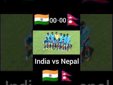 India vs Nepal Saff U16 Championship 2023 (1-0) #india #nepal #football #shorts #match #youtube