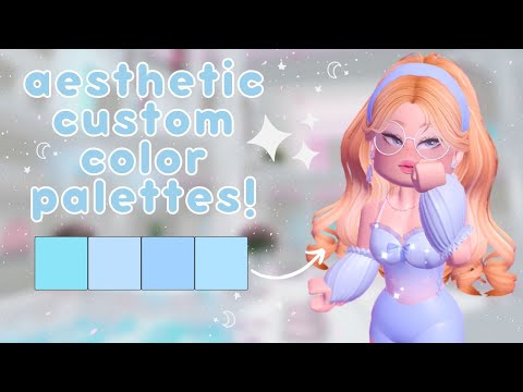 🌷 custom color codes/palettes! ✨| royale high | flutterdove