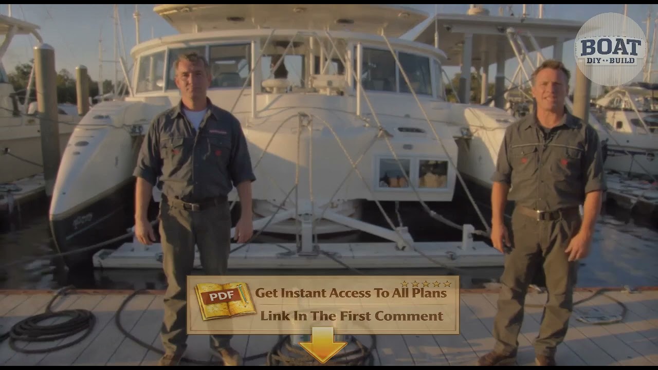 Extreme Full Size Catamaran Build from Scratch with Plans
