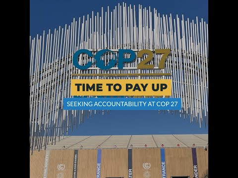 Time To Pay Up: Seeking Accountability At COP 27 | Article 14