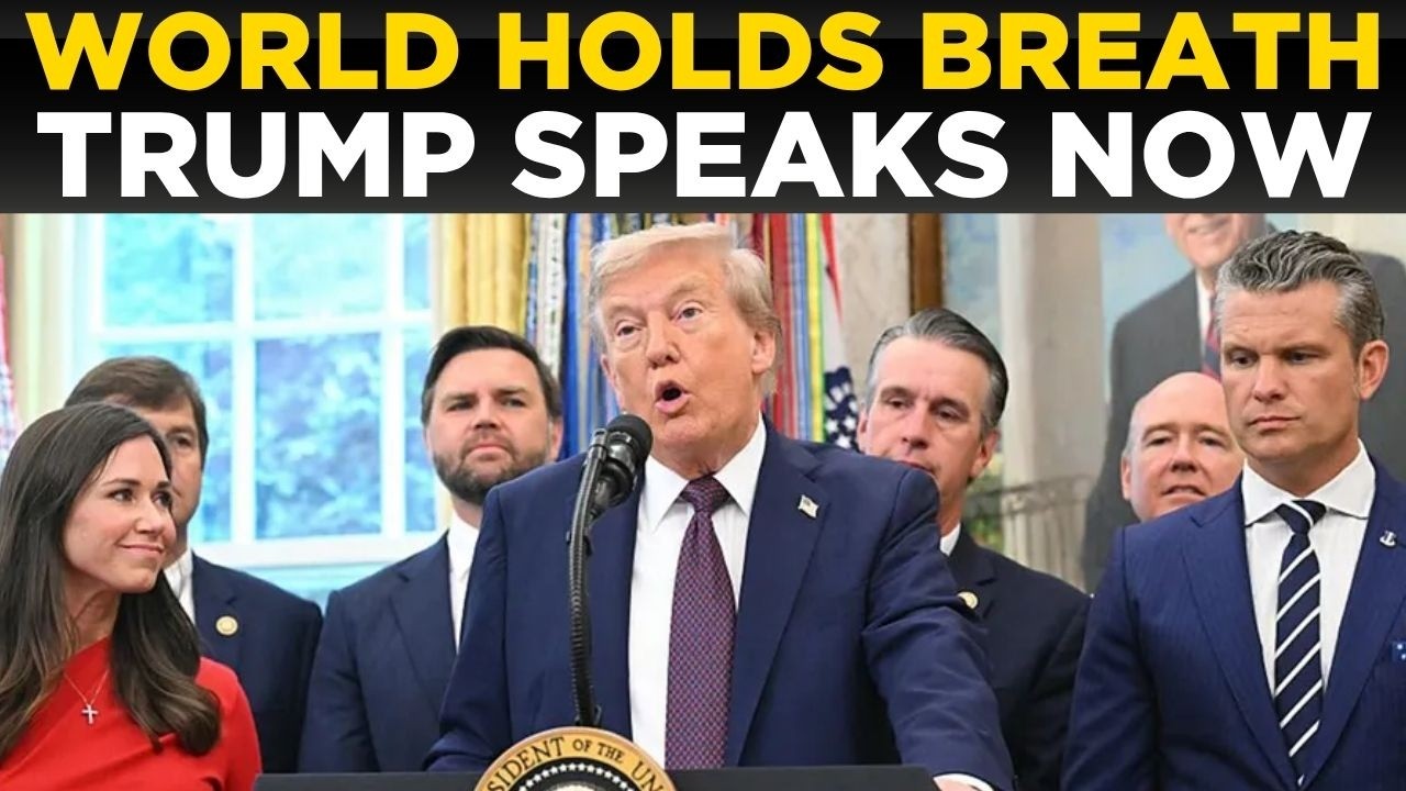 US IRAN WAR LIVE: Trump's Massive War Announcement – Global Tensions Explode As World On Edge