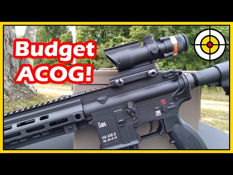 🧐ACOG Without The Cost?🧐 Testing On The HK416 .22lr!