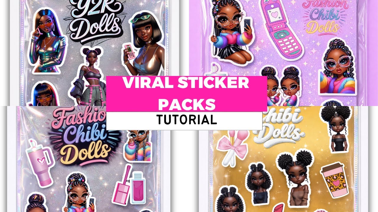 VIRAL STICKER PACK TUTORIAL