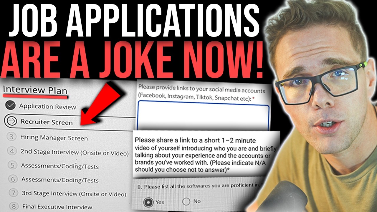 JOB APPLICATIONS ARE A JOKE NOW!