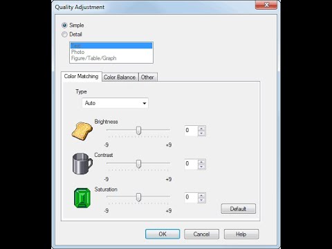 Quality Adjustment While Printing On Konica Minolta Bizhub Color Copiers