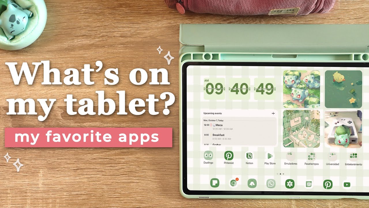 What’s On My Samsung Tablet ✨Aesthetic Tablet Tour 💖