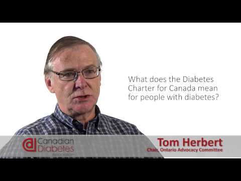 What the Diabetes Charter for Canada means to Tom Herbert