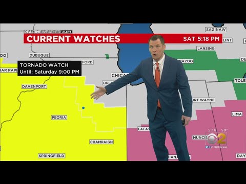 RealTime Weather: Tracking Strong Storms Headed Toward Chicago
