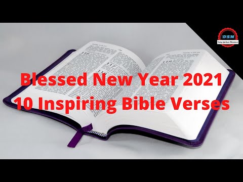 Blessed New Year 2021 | 10 inspiring Bible Verses | Daily Spiritual Milestones
