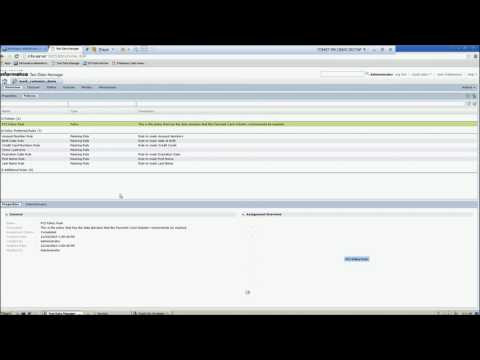 Informatica Test Data Management – Demo