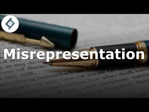Misrepresentation | Contract Law
