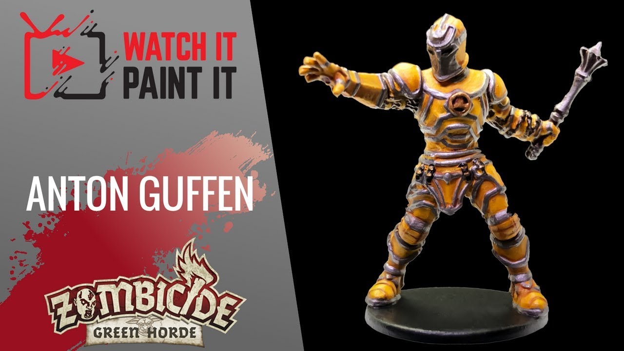 Zombicide Green Horde - Painting Anton Guffen (with Vallejo Metal Medium)