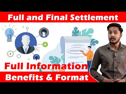 Full and Final Settlement Full Information and Benefits & Format || HR Bridge || Sudhir Nayi