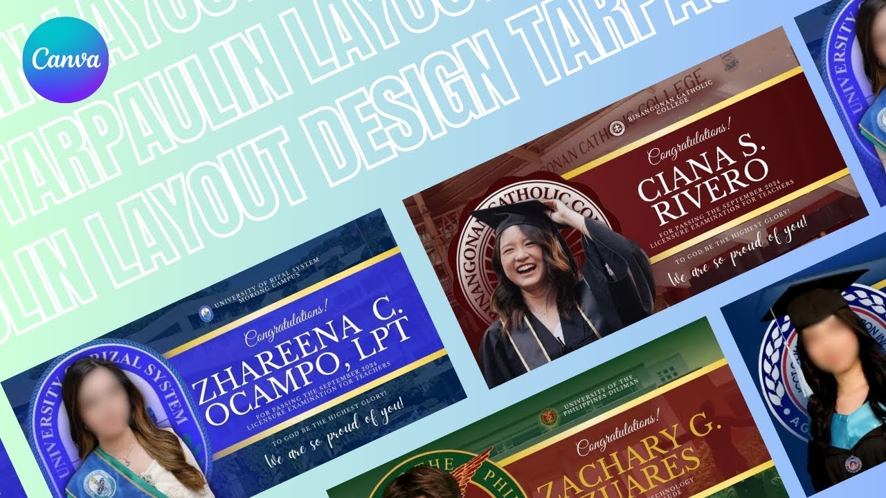 Tarpaulin Layout Design - Canva