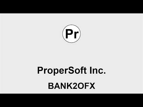 Bank2OFX (Windows): Change Transactions To OFX, Import to Xero